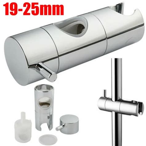 SUPPORT DE RAIL De Douche Chrome Curseur Avec Support De Hauteur