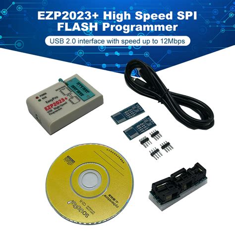 Ezp2023 Programador Usb Spi Rápido Usb 20 12mbps 25t80 Grabar Copia