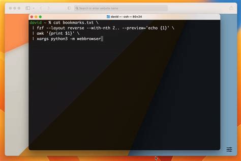 Building A Customized Bookmark Workflow With Fzf By David Muller