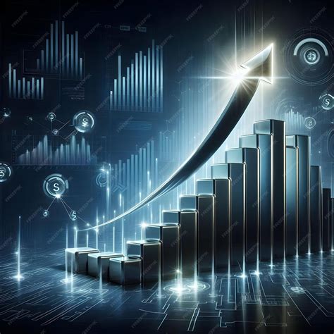 Modern Home Office Workspace With Laptop Showing Holographic Charts And Copy Space Tech Savvy