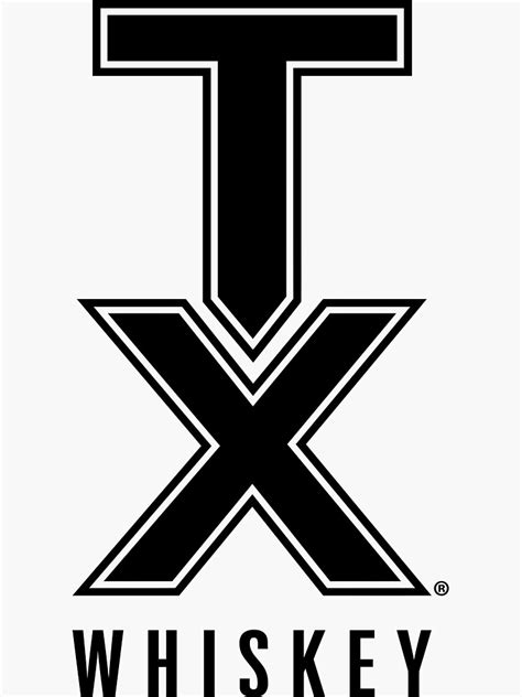 Tx Whiskey Sticker For Sale By Eenzo Redbubble