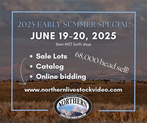 Northern Livestock Video Auction Billings Mt