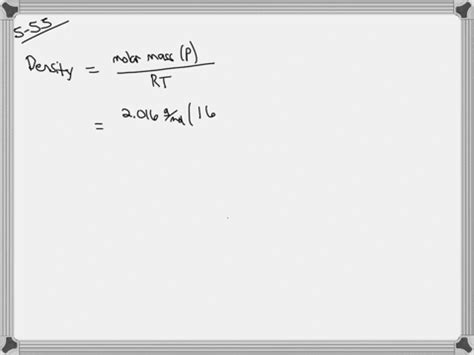 SOLVED Use The Molar Volume Of A Gas At STP To Calculate The Density In G L Of Nitrogen Gas At