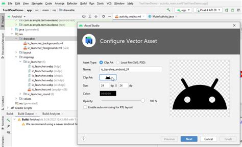 TextView In Android Studio With Programming Examples