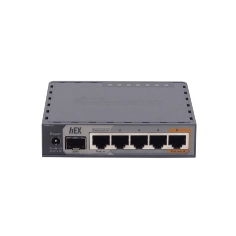 Hexs Mikrotik 1 Sfp 5 1000 1 Poe 2 880mhz 256mb Msd Usb L4