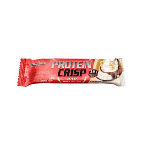 Barra De Proteína Creme De Coco Integralmedica Whey Protein Crisp Bar