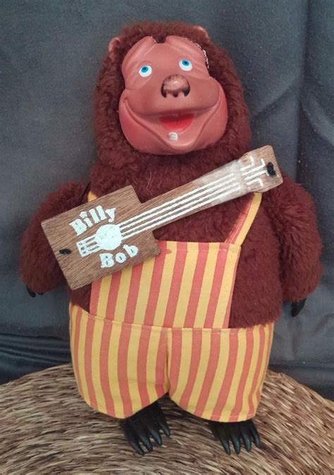 Vintage Showbiz Billy Bob Plush Doll Wooden Banjo Rock Afire Explosion