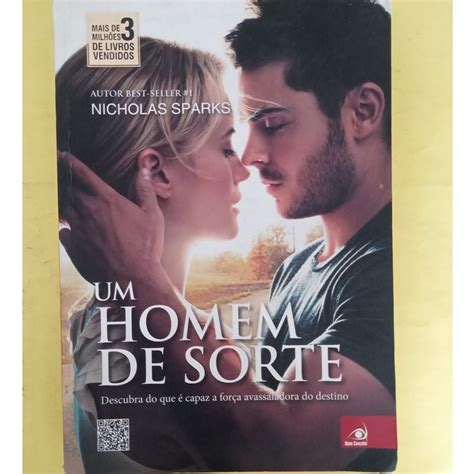 Um Homem De Sorte Nicholas Sparks Capa Qrc Shopee Brasil