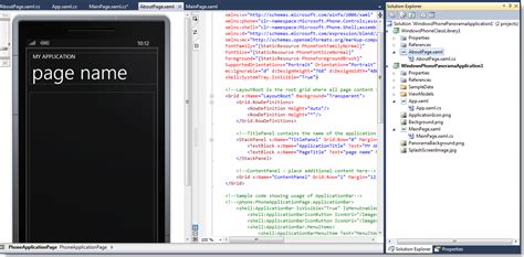 Creating A Generic Re Usable Windows Phone 7 XAML Form And Using It