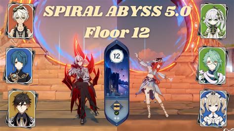 Spiral Abyss 50 Floor 12 Genshin Impact C0r1 Arlecchino Vaporize