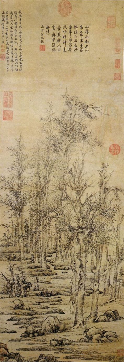 Wen Zhengming Sujets De Peinture Paysage Chinois Peintures Asiatiques