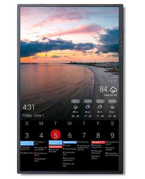 Raspberry Pi Wall Mounted Calendar And Notification Center Artofit