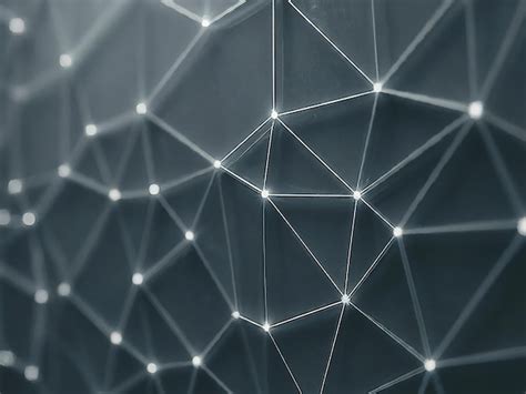 Premium Photo Polygon Technology Background 1