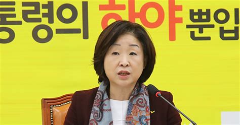 심상정 대통령 추미애 단독회담 반대