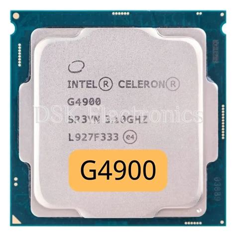 Intel Celeron G4900 3.1 GHz Dual Core Dual Thread 54W CPU Processor LGA ...