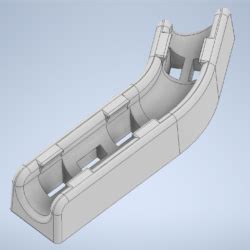 Пластиковая ножка для мебели с изгибом - Чертежи, 3D Модели, Проекты ...