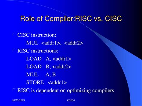 PPT RISC Vs CISC PowerPoint Presentation Free Download ID 438187