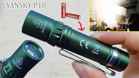 Đèn Pin Nhỏ Như Ngón Tay Này Chạy Pin Con Thỏ Mà Sáng Khủng Khiếp Thật