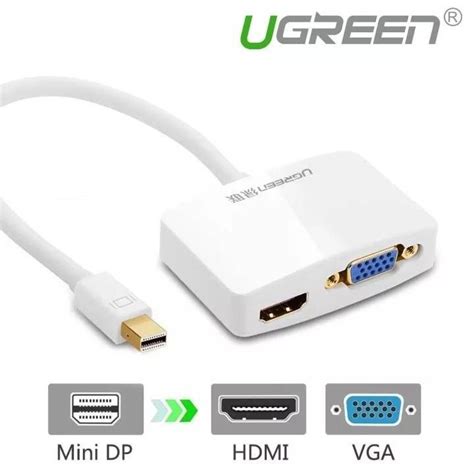 UGREEN Mini Display Port To HDMI VGA Adapter K Thunderbolt Adapter In Mini DP Converter