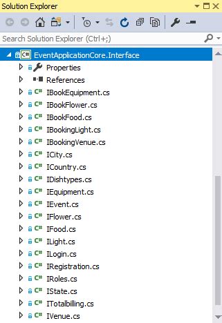 ASP NET Core MVC Project Event Management