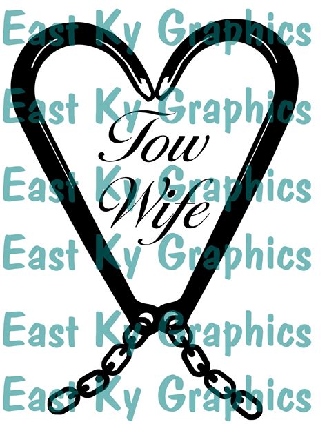 Tow Wife J Hook Png File Download Towing Truck Wrecker Rollback Etsy