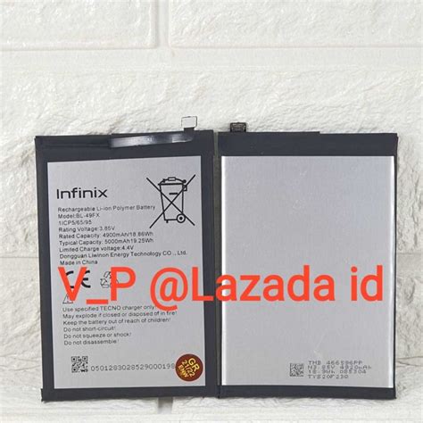 Infinix Smart X X C Baterai Battery Batre Batrei Batere Batrai Tanam Hp Infinix Smart