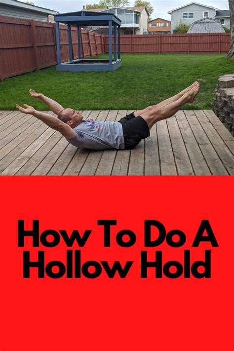 How To Do A Hollow Hold Hold On Bodyweight Workout Hollow