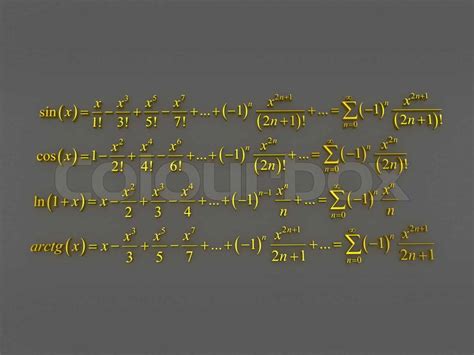 Mathematical Formulas 3d Colourbox