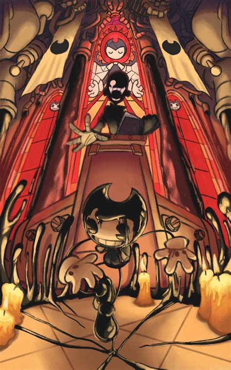 Bendy Y Boris Alice Angel Halloween This Year Undertale Fanart Bendy And The Ink Machine