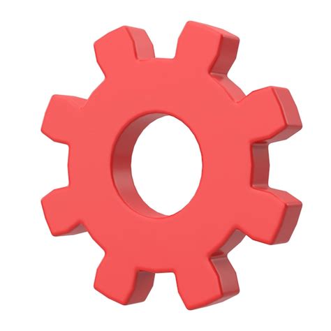 Premium Photo 3d Gear Setting Icon Maintenance Element