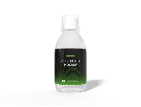 Syrup Bottle Mockup Free Design Online