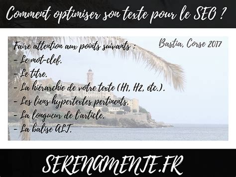 Comment Optimiser Son Texte Pour Le SEO Mes Astuces Blogging