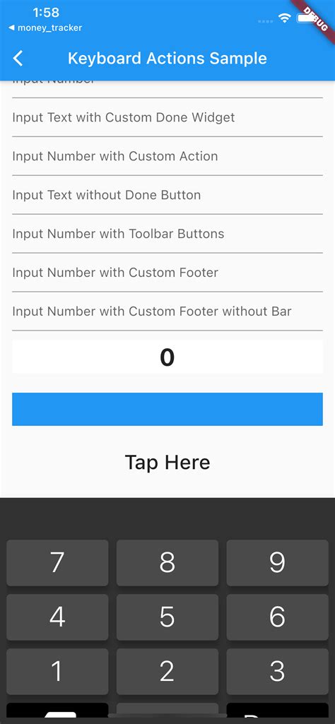 custom keyboard with safearea · issue 117 · diegoveloper flutter