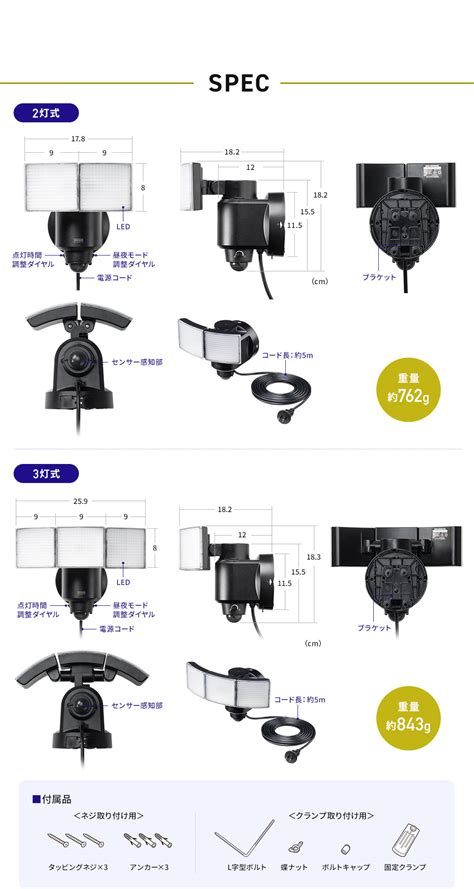 800 Led087bk：商品ページ