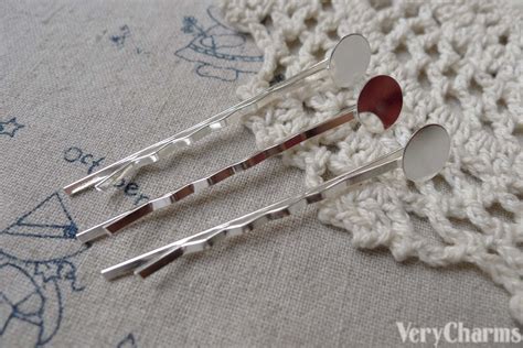 50 Pcs Silver Bobby Pin Wavy Hair Barrette Clips 55mm With Etsy
