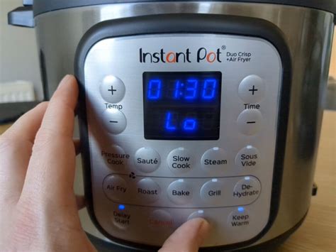 How To Set Timer On Instant Pot Duo Crisp Multicookers
