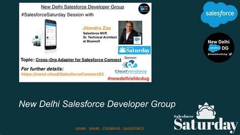 Virtual Salesforcesaturday Salesforce Connect With Cross Org Adaptor Pdf