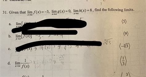[calc] how do i solve d using the rules provided in second image i