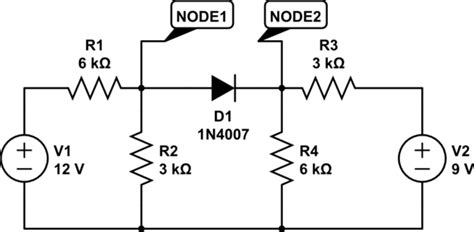 Circuit Analysis With Diode Electrical Engineering Stack Exchange