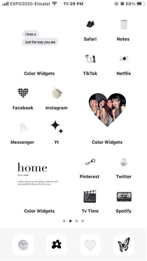 An Iphone Screen Showing The Home Page And Other Things On Its Side