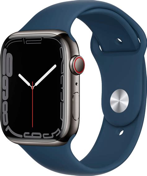 Best Buy Apple Watch Series 7 Gps Cellular 45mm Graphite Stainless