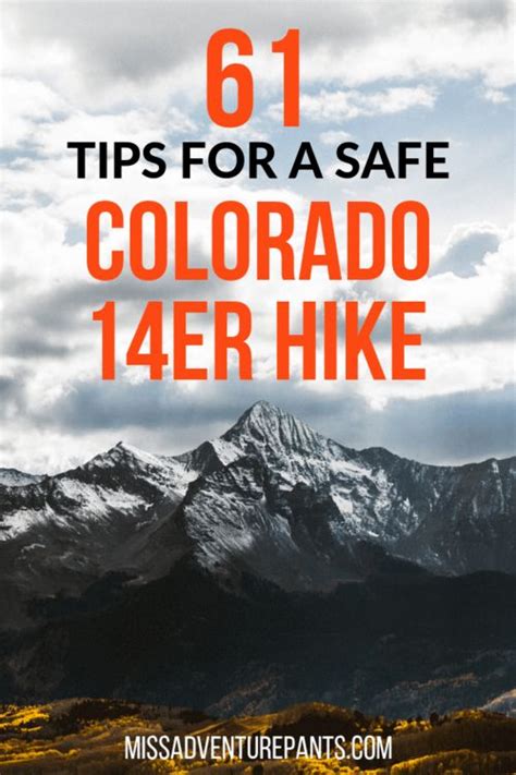 61 Easy Tips That Will Help You Crush Your First 14er — Miss Adventure