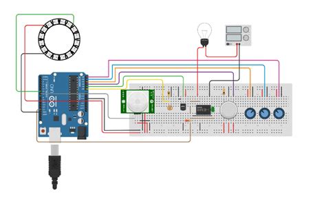 Circuit Design Fiap Smart Environment Tinkercad