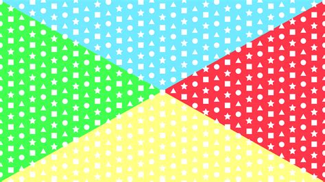 Simple Simple Background Shapes Colorful Geometry Pattern Hd