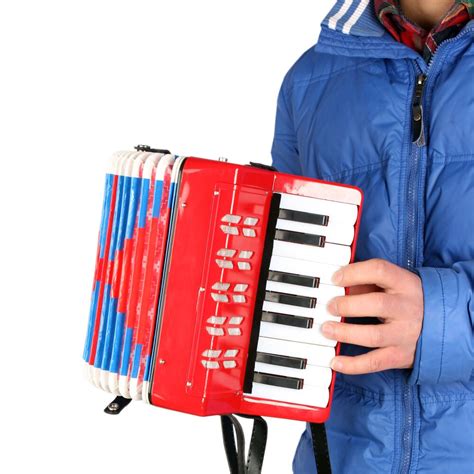 17 Key 8 Bass Accordion Instrument Small Accordion Grandado