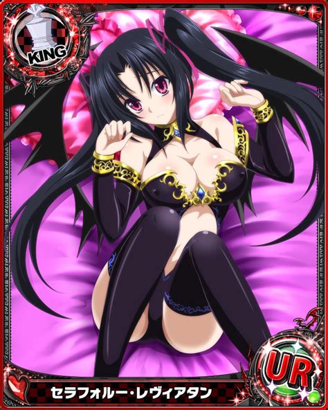 Serafall Leviathan High School Dxd Official Art 10s 1girl Bare
