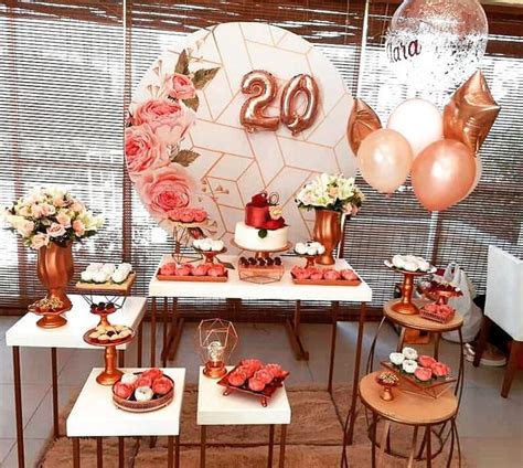 Fiesta de 20 años mujer Ideas para decorar con temáticas modernas