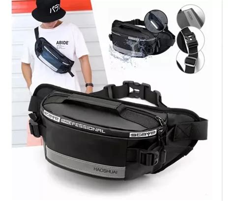 Riñonera Multiusos Impermeable De Gran Capacidad Para Hombre Cuotas