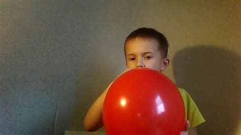Надуй максимально и лопни шарик Youtube