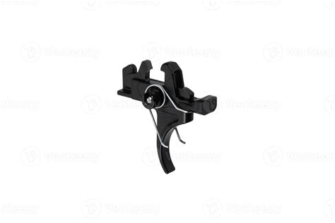 Shock Trigger For Gun Isolate On White Back Gun Trigger Repair Spare